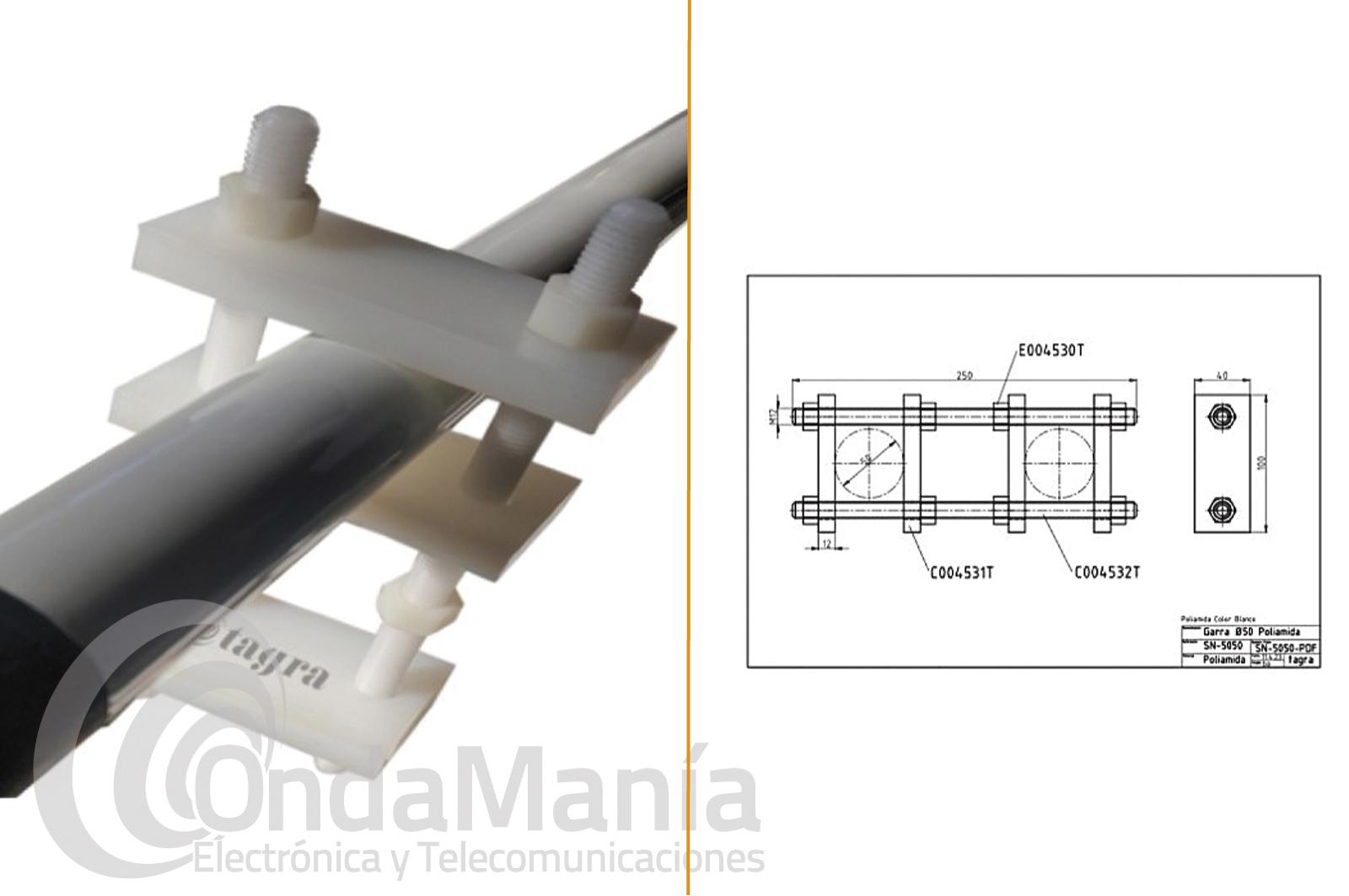 TAGRA SN-5050 abrazadera de poliamida