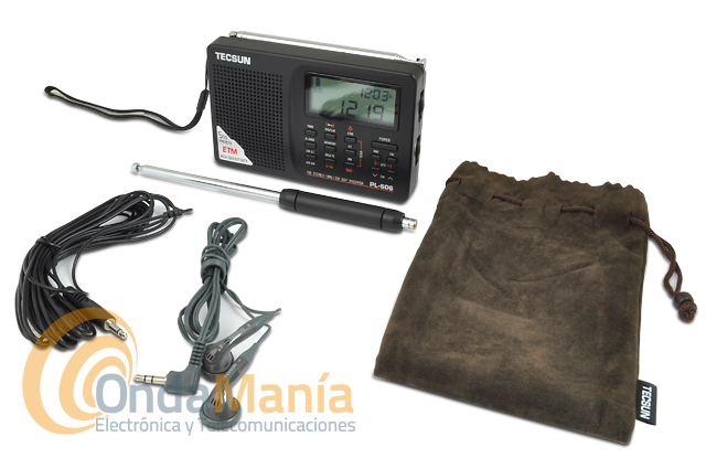 TECSUN PL 606 RECEPTOR / SCANER CON DEMODULACION DIGITAL DSP, FM ...
